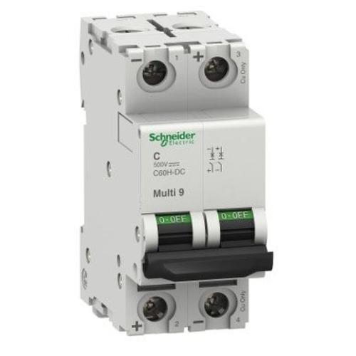 Jual MCB DC SCHNEIDER 2P 1A C1 MGN61521 C60H DC 2PHASE MULTI9 SCHNEIDER ...