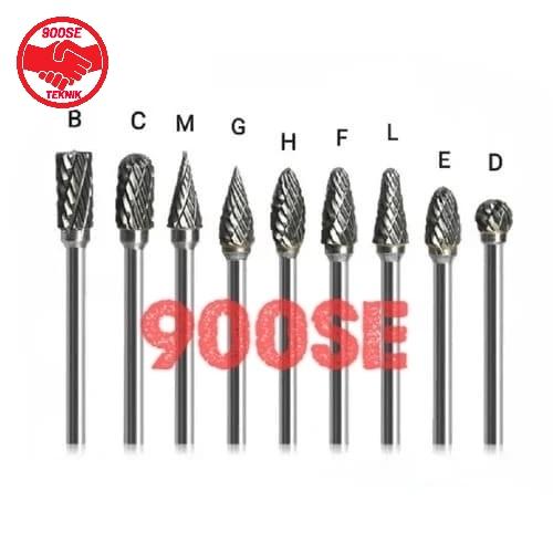 Jual Mata Bor 3x6 mm | Mata Tuner | Mata Cuner | Rotary Burr 3mm x 6mm ...