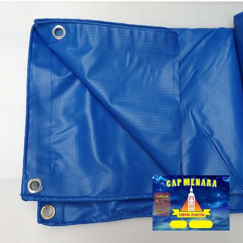 Jual Terpal PVC semi karet Cap "MENARA Biru-Biru terpal anti air - 6x8m ...