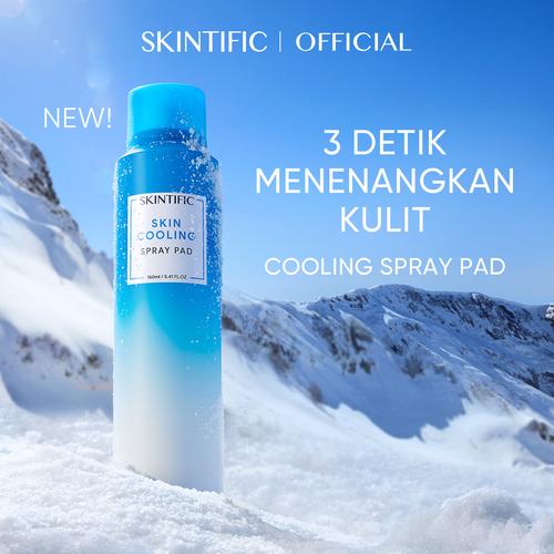 Promo SKINTIFIC Cooling Spray Pad 160ml -Quick Calming Pad Calms Acne ...