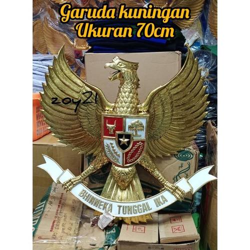 Jual Garuda Pancasila Kuningan/Lambang Garuda Kuningan Ukuran 70Cm ...