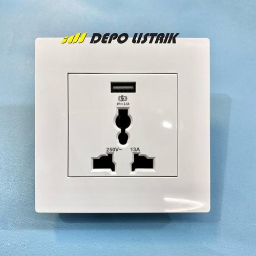 Jual Boss / Stop Kontak Universal + USB B10413SUC25 / B1000 - Jakarta ...