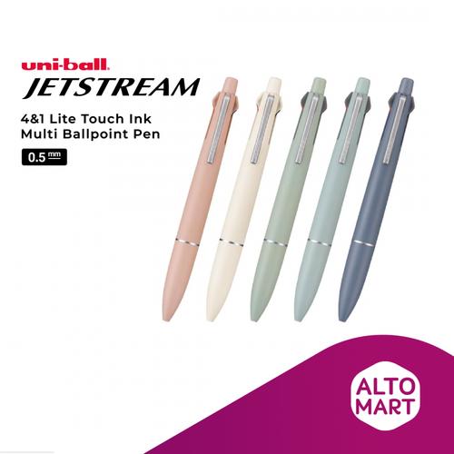 Promo Uniball Jetstream 4&1 Lite Touch Ink Multi Ballpoint Pen 0.5 mm ...