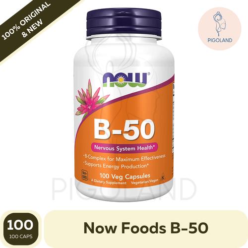 Jual Now Foods NowFoods B-50 B 50 Vitamin B50 100 Veg Capsules ...