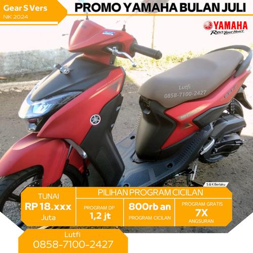 Jual Yamaha Mio Gear S Version Merah / Yamaha Gear S/ Gear S Red Matte ...