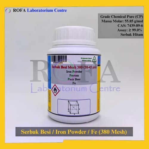 Jual Serbuk Besi 380 Mesh / Iron Powder / Pasir Besi / Ferrum / Fe CP ...
