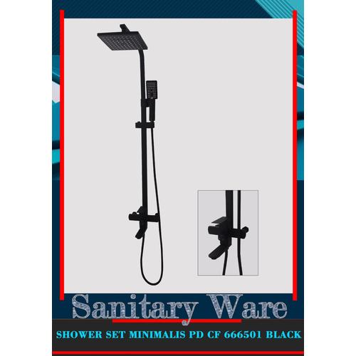 Jual Shower Set Panas Dingin Stainless Warna Hitam Carlo Fiorentino ...