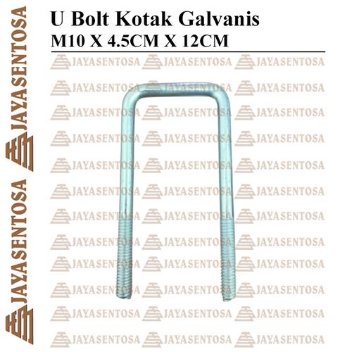 Jual U Bolt Kotak Galvanis M10 X 4.5CM X 12CM - Jakarta Pusat - jaya ...