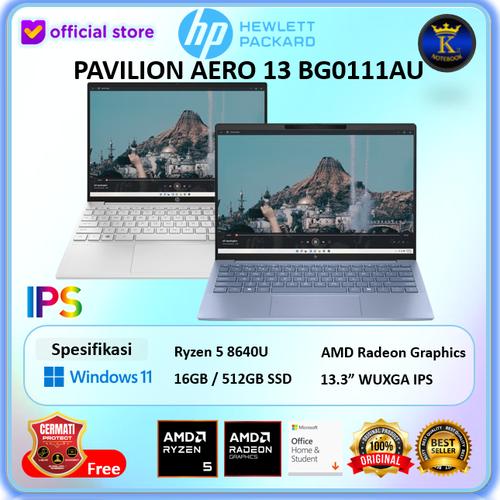 Promo Laptop Hp Pavilion Aero 13 BG0111AU Ryzen 5 8640U 16GB 512GB SSD ...