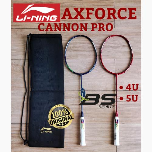 Jual RAKET BADMINTON LINING AXFORCE CANNON PRO ORIGINAL - NAVY 4UG5 ...