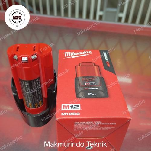 Jual Milwaukee M12 2.0Ah Battery Pack 12 Volt Battery for Milwaukee ...