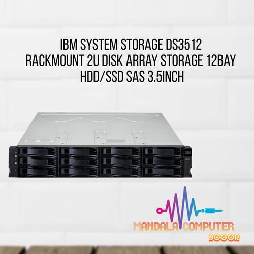 Jual IBM System Storage DS3512 Rackmount 2U Disk Array Storage 12Bay Hdd/ssd SAS 3.5Inch Dual ...