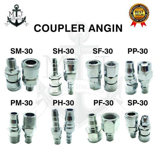 Jual Quick coupler sambungan spray gun DRAT 3/8" kopler SH30 PH30 SM30 PM30 SF30 PF30 SP30 PP30 ...