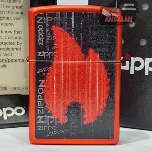 Jual Korek Api Zippo Original 49584 Zippo Flame Logo Design Originalll 100% Tomipratamaa21 ...