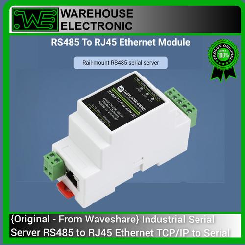 Jual RS485 to Ethernet RJ45 Converter Industrial RS485 to ETH ...