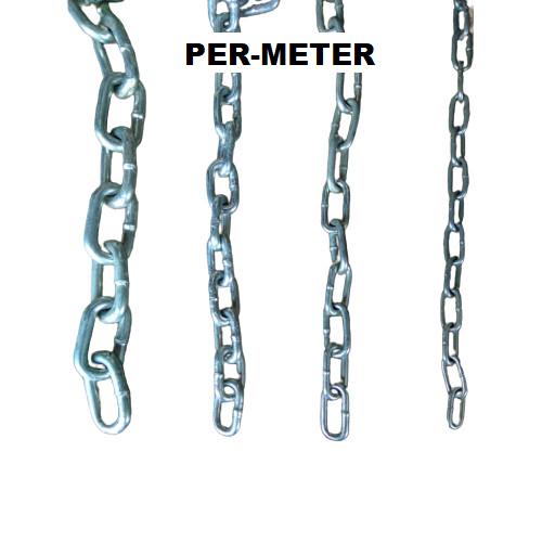 Jual Permeter Rantai Besi 3 mm Galvanis Chain Rante Talang Kapal 1/8 ...