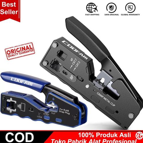 Jual READY STOK Alat Crimping RJ45 COOFARI Alat Crimping Ethernet ...