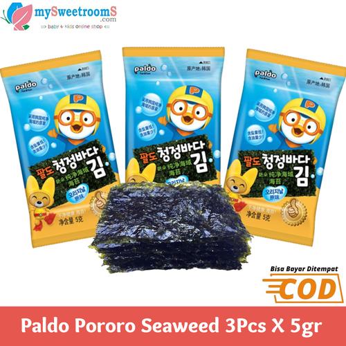 Jual 3Pcs x 5gr Pororo Paldo Seaweed / Snack Rumput Laut Nori - Jakarta ...