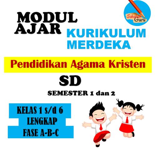 Jual Modul Ajar Pendidikan Agama Kristen SD Kurikulum Merdeka Lengkap - Kab. Lombok Timur ...