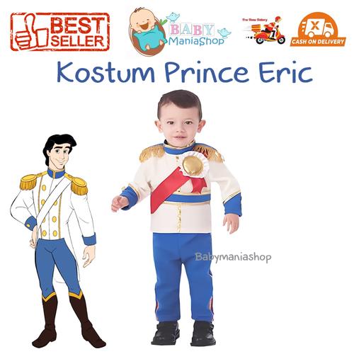 Jual Kostum Prince Eric Baju Negara Inggris White Blue UN Day ...