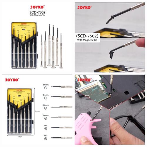 Jual Precision Screwdriver Set Obeng Presisi Joyko SCD 7502 - Kab ...