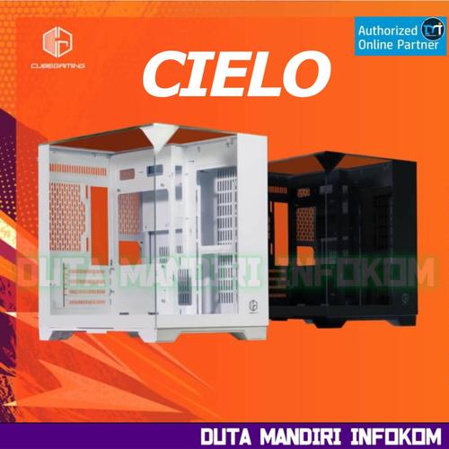 Jual Cube Gaming Premium CIELO I CIELO Mini - Aesthetic Dual Chamber Tempered Glass Mid Tower ...