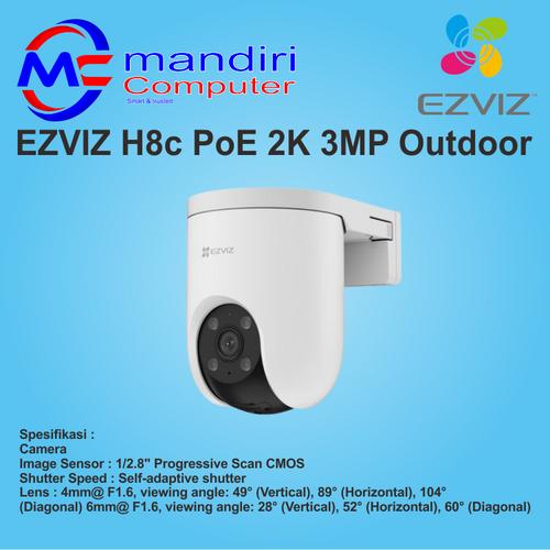Jual CAMERA EZVIZ H8C PoE 2K 3 MP H.265 Pan & Tilt PoE IP Camera - Kota Denpasar - mandiri ...