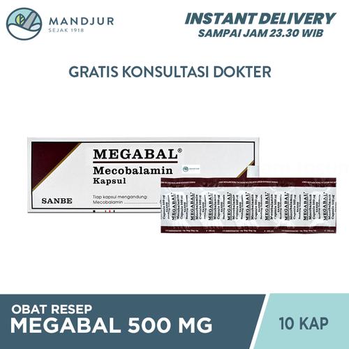 Jual Megabal 500 mcg 10 Kapsul / Neuropati Perifer - Jakarta Pusat ...