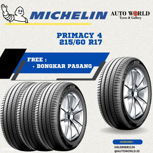 Jual Ban Michelin Primacy 4 ukuran 215/60/17 - Kota Bandung - autoworld online | Tokopedia