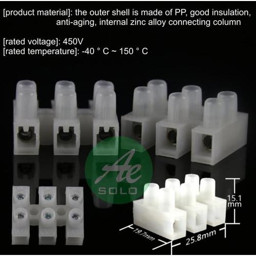 Jual TERMINAL BLOCK 3P TERMINAL JUMPER TERMINAL BAUT 3 POLE TERMINAL ...