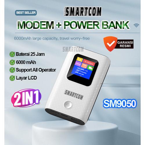 Promo Modem Wifi 4G LTE with Power Bank SMARTCOM SM9050 PRO 6000mAh - Jakarta Barat - MOCUTE ...