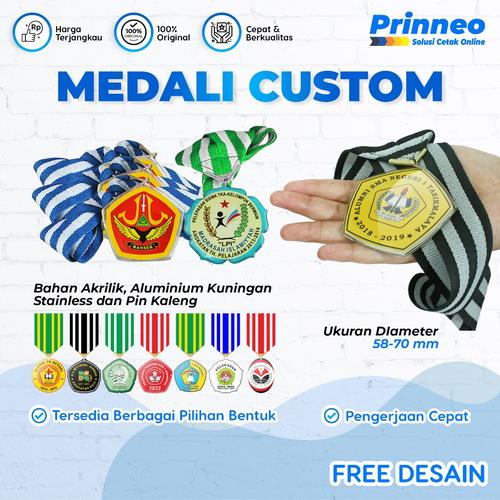Jual Medali Custom, Medali Kelulusan, Medali Wisuda, Medali - Pin Bulat ...