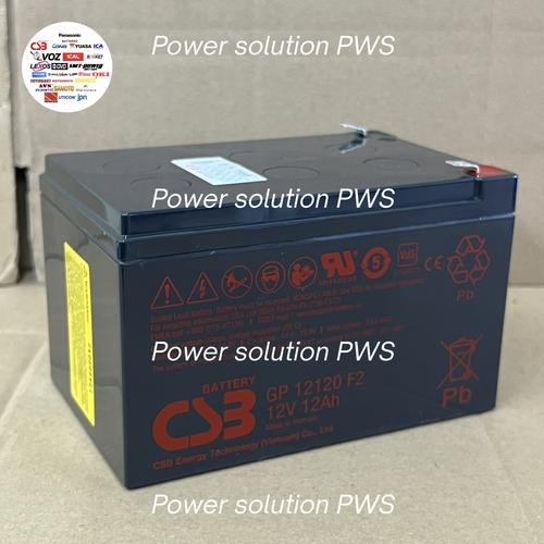 Jual Accu Aki Baterai Battery Original Ups APC CSB 12V 12AH GP 12120 ...