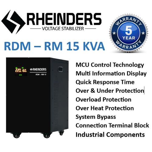 Jual Stabilizer Listrik RHEINDERS 15 KVA / Stavolt listrik 15000 VA 1 ...