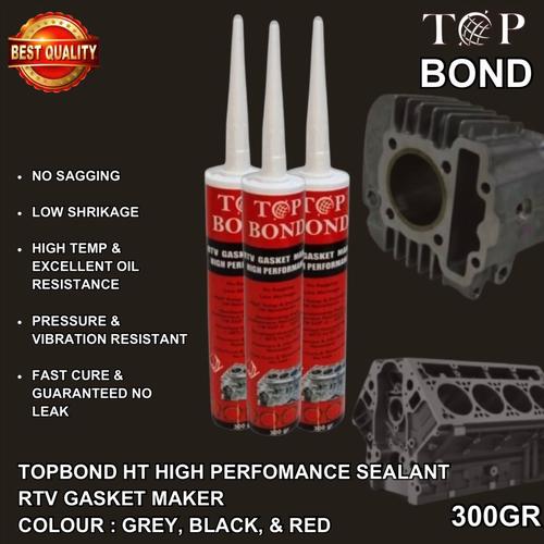 Jual Lem Silikon TOPBOND HT High Temp/Tahan Panas RTV Gasket Maker ...