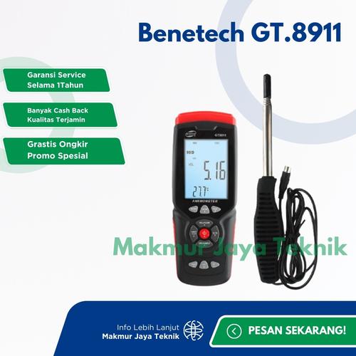 Jual Hot Wire Anemometer Benetech GT8911 Thermal Wind Speed Flow Meter CFM - Jakarta Barat ...