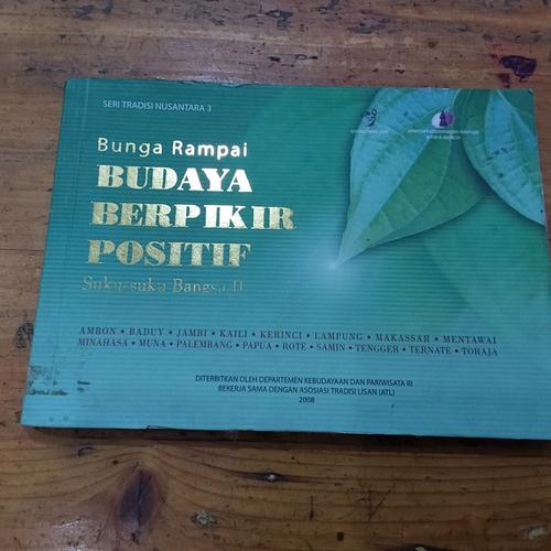 Jual BUKU BUNGA RAMPAI BUDAYA BERPIKIR POSITIF SUKU - SUKU BANGSA II ...