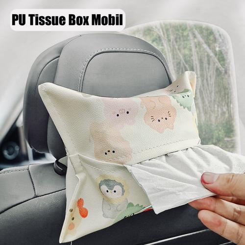 Promo Kotak Tisu Mobil Bahan High Grade PU Tisu Box Unique Gambar Sun ...