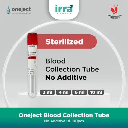 Jual Oneject Blood Collection Tube No Additive (Tabung Darah Serum) - 3 ...