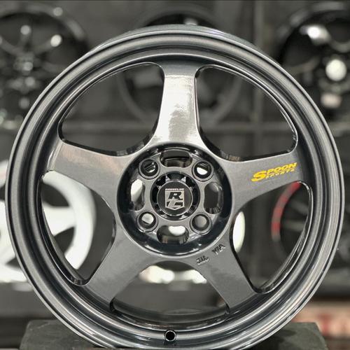 Jual velg mobil r16 SPOON FLOW FORMING lebar 7 et 40 velg racing ring ...