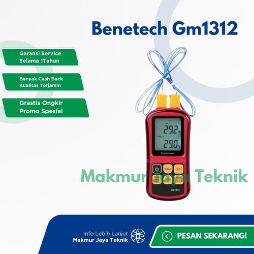 Jual GM1312 Thermocouple 2 Channel Benetech Probe Thermometer Thermocouple - Jakarta Barat ...