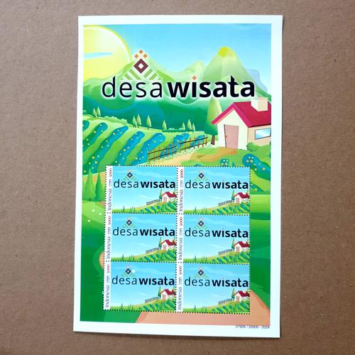 Jual Prangko INDONESIA 2024. Desa Wisata. Minisheet. Prangko Prisma ...
