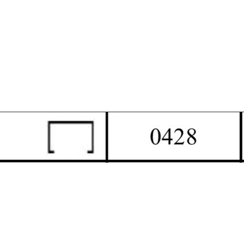Jual Aluminium Inkalum Kusen 3" 0428 Kusen Polos Aluminium Batangan ...