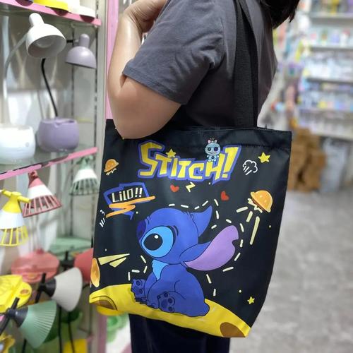 Jual Tas Totebag Disney Stitch Black lilostitch tahan air - Kota Bandar ...