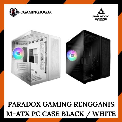Jual CASING PARADOX GAMING RENGGANIS M-ATX PC CASE TEMPERED GLASS SIDE ...