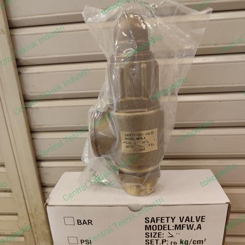 Jual Safety Valve 2" inch Brass Kuningan 10kg/bar HISEC - Jakarta Barat ...