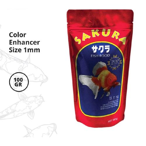 Jual Sakura Fish Food Floating 100gr 1mm Pakan Ikan Koi Koki Guppy ...