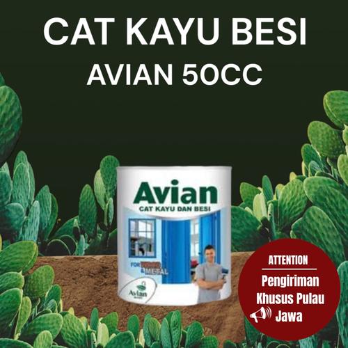 Jual Cat Kayu Avian 50 cc / Cat Besi /Cat Minyak/Cat Avian high gloss ...