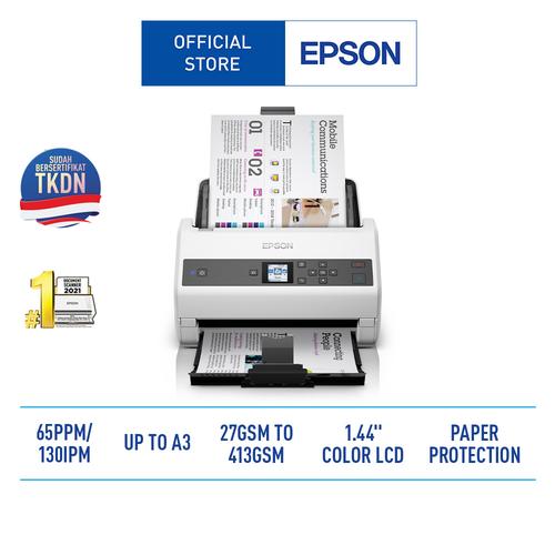 Promo Scanner EPSON DS-870 Duplex Document Up to 10,000 sheets/day ...