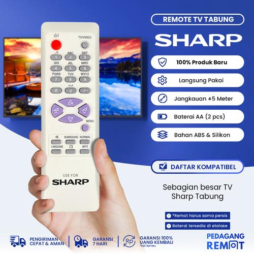 Jual Remot/Remote TV Tabung SHARP - Kab. Bekasi - Pedagang Remot ...